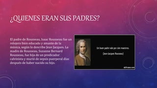 Biografía de rousseau | PPTX