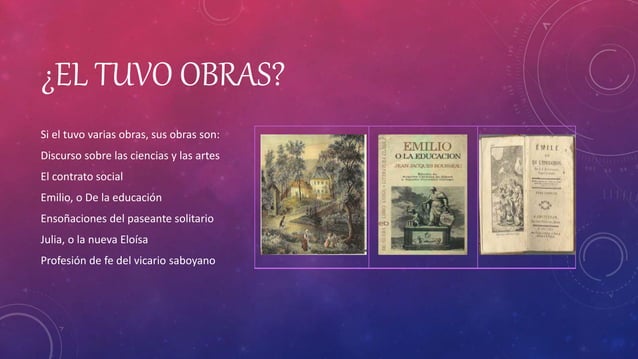 Biografía de rousseau | PPT