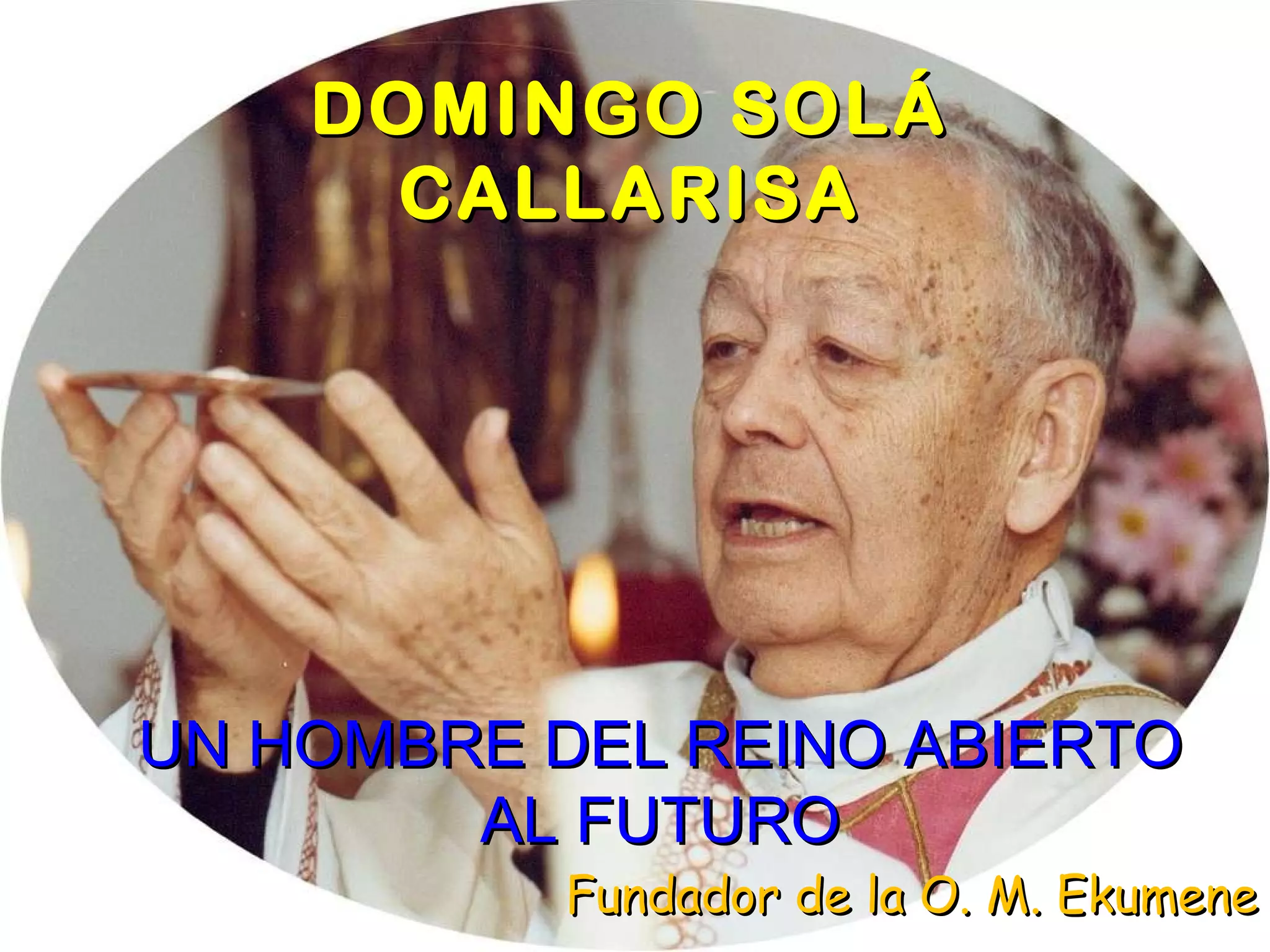 Biografía padre domingo | PPS