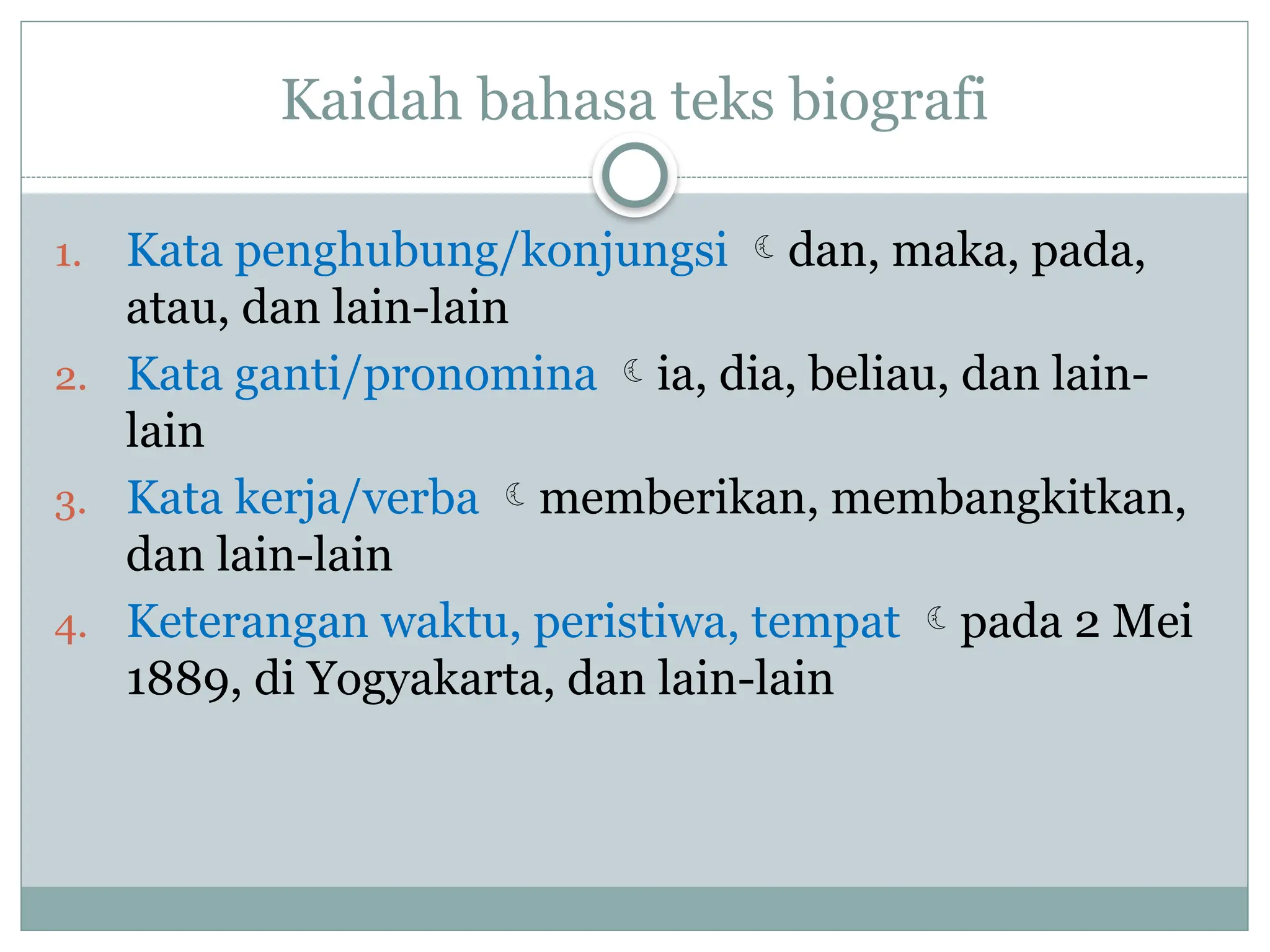 Materi Bahasa Indonesia Biografi Kelas X Pptx
