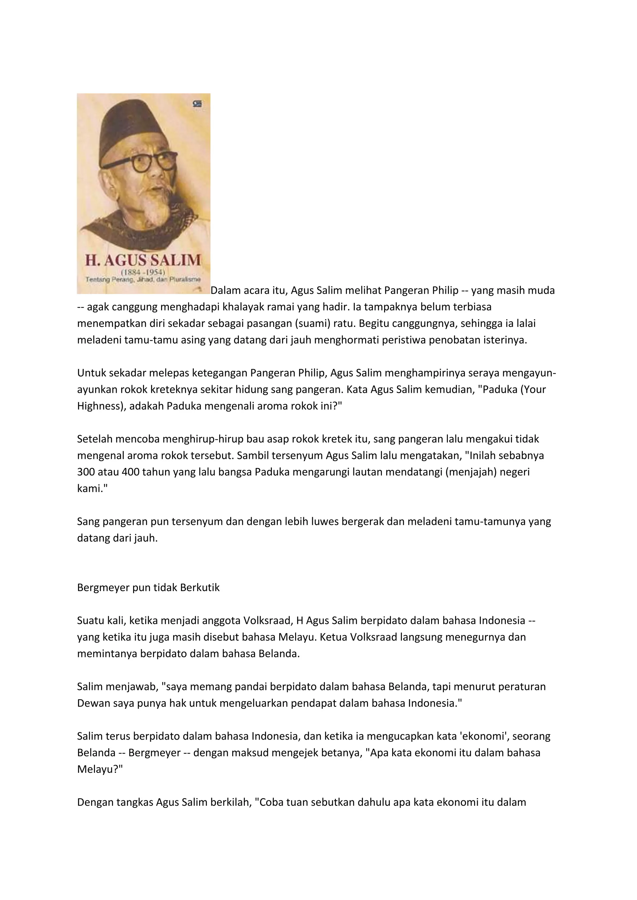 Biografi haji-agus-salim | PDF