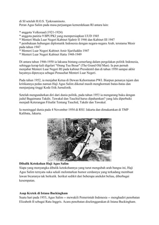 Biografi haji-agus-salim | PDF