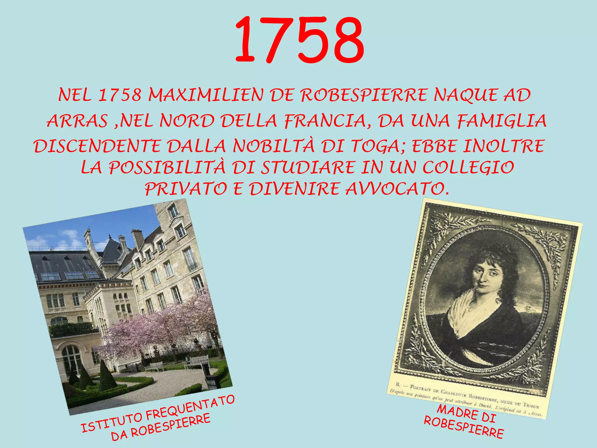 Biografia robespierre | PPT