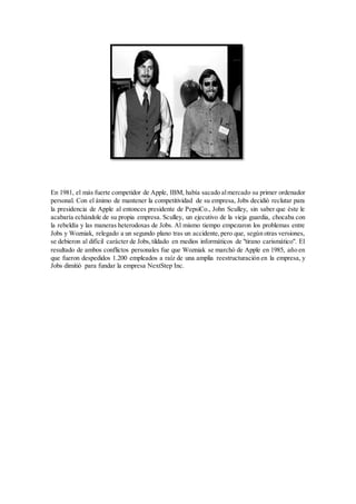 Biografia de Steve Jobs | DOCX
