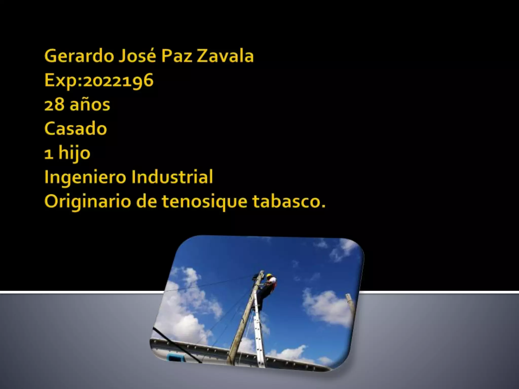 Biografia Gerardo Paz | PPTX