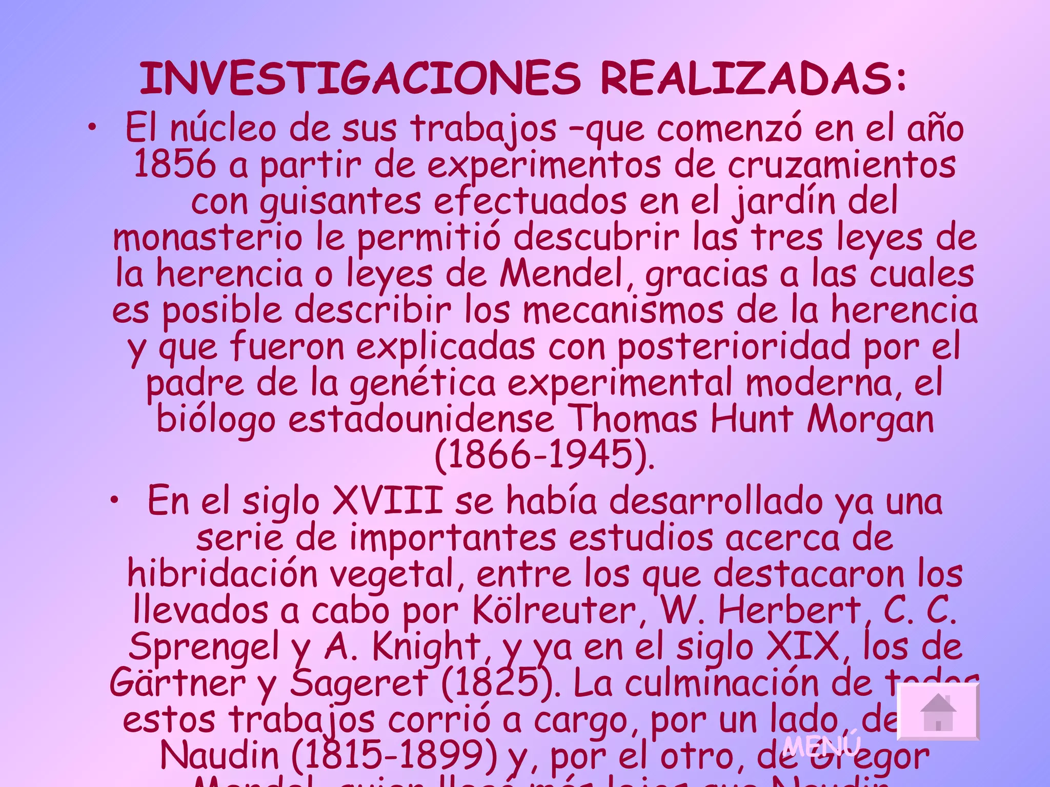 Biografia Mendel | PPT