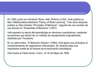 Biografia clark l_hull | PPT