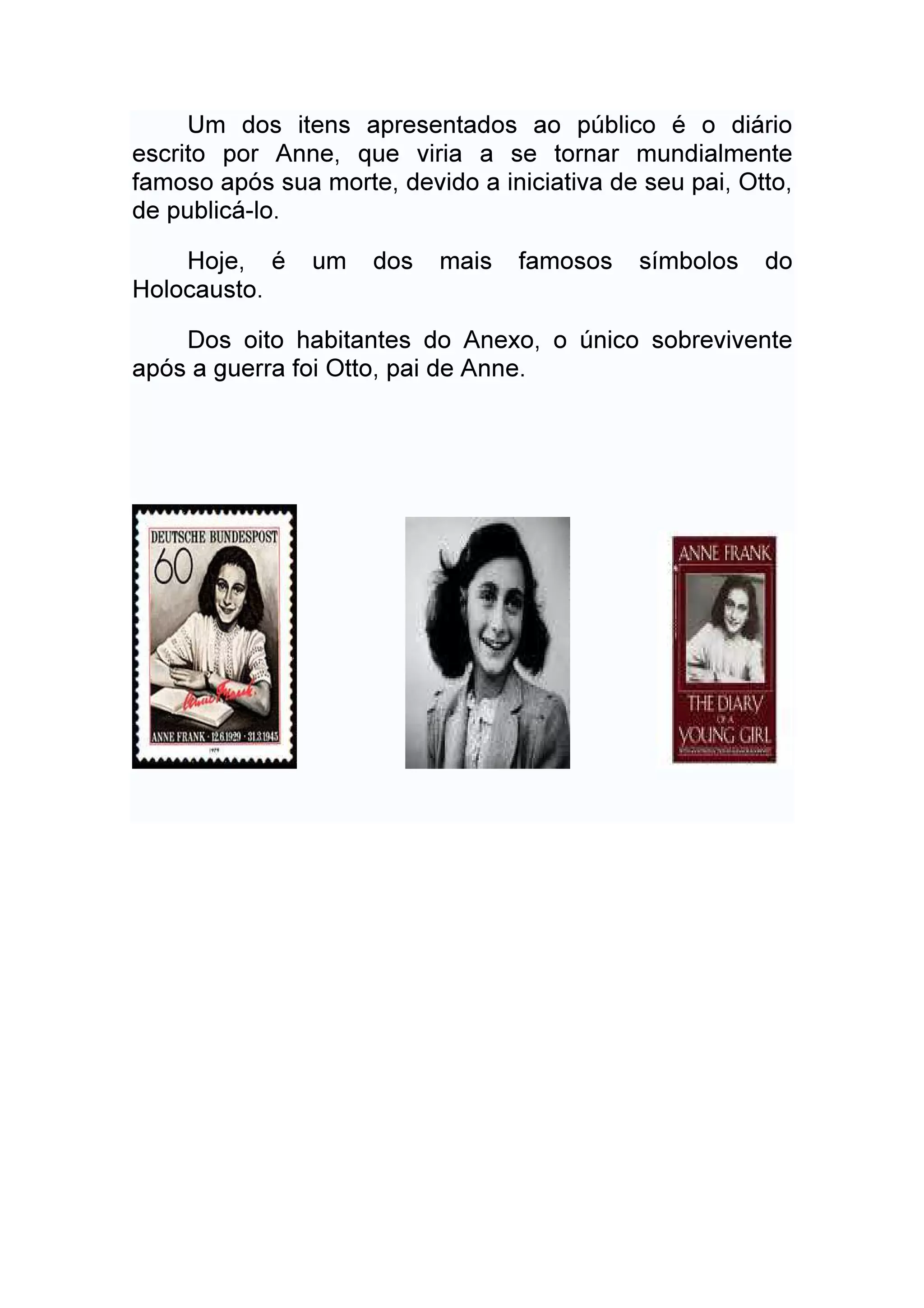 Biografia de anne frank | PDF