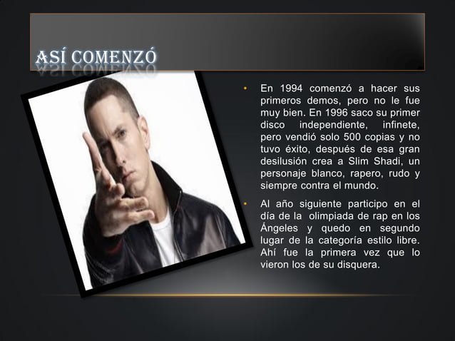 Biografia de eminem | PDF