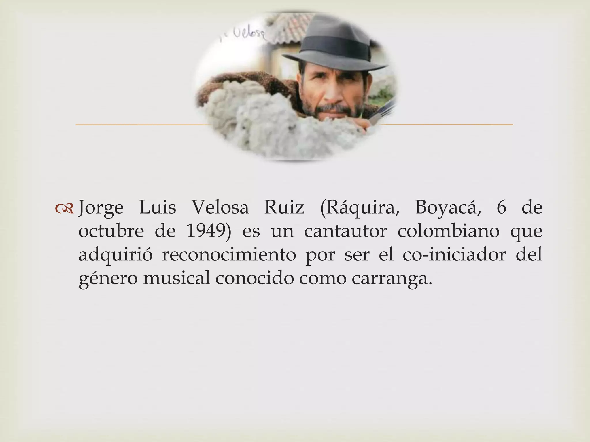 BIOGRAFIA DE JORGE VELOZA | PPTX