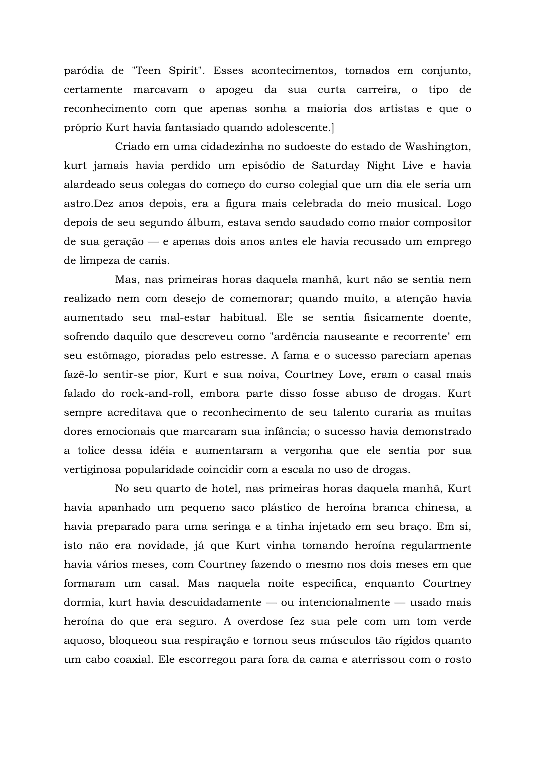 Biografia de kurt_cobain | PDF