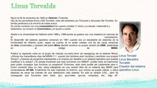 Biografia de linus torvalds y bill gates | PPTX