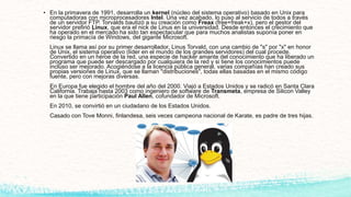 Biografia de linus torvalds y bill gates | PPTX
