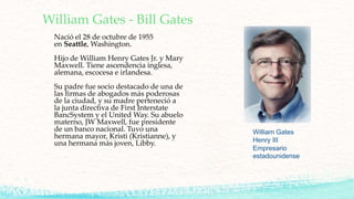 Biografia de linus torvalds y bill gates | PPTX