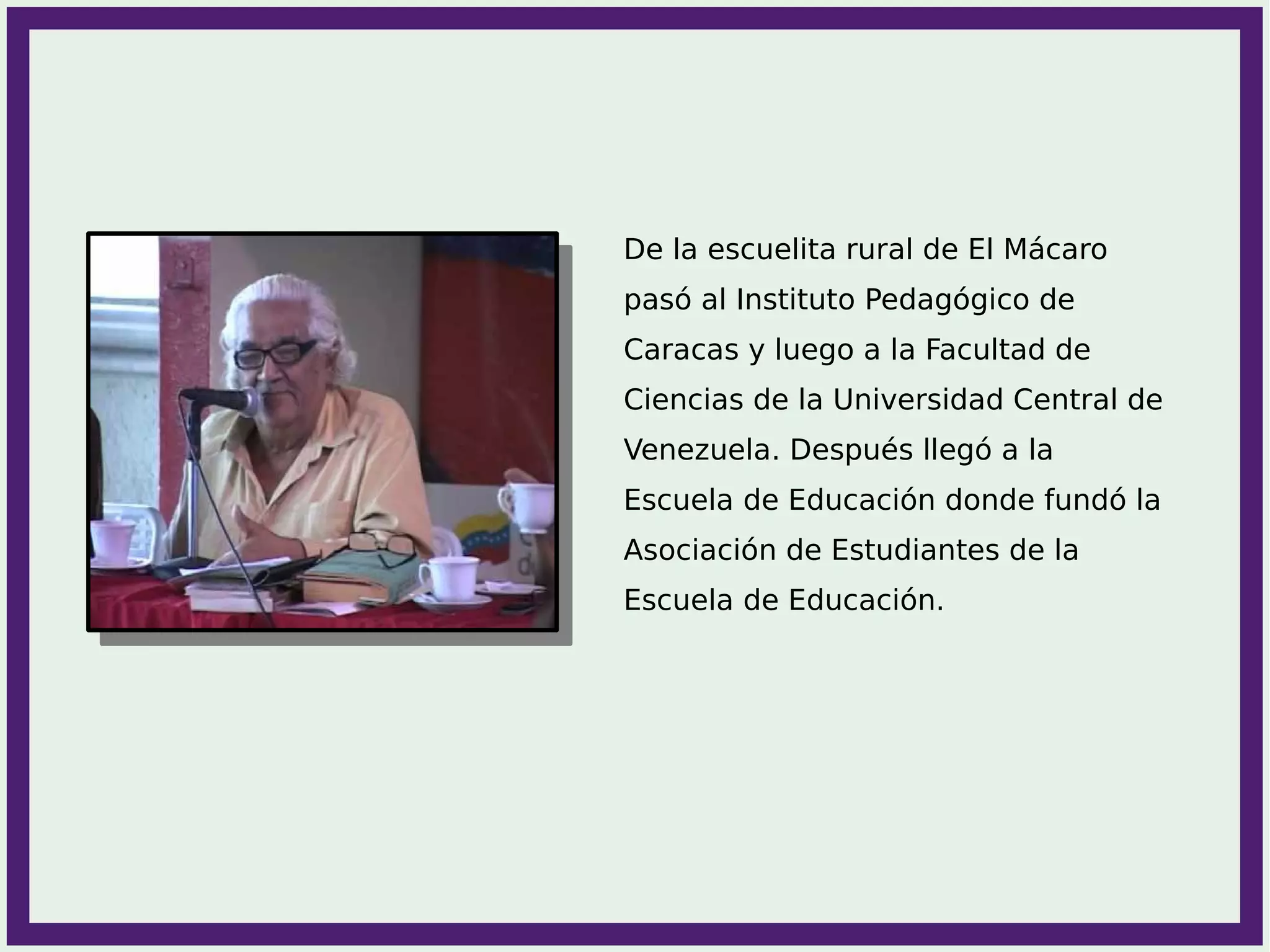 Biografia de luis bigott | ODP
