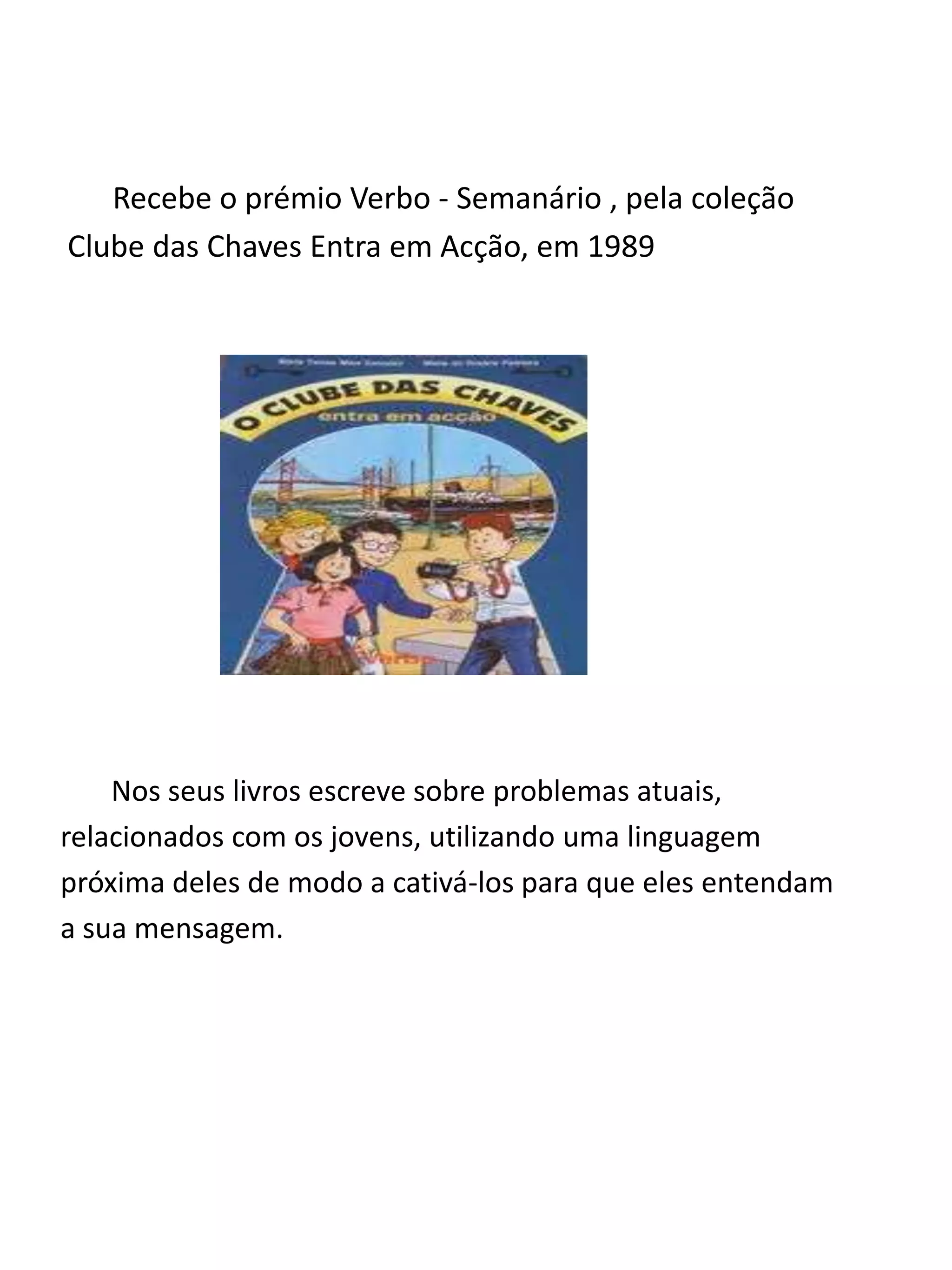 Biografia de maria teresa maia gongalez | PPTX