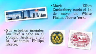 Biografia de mark zuckerberg 123 | PPTX
