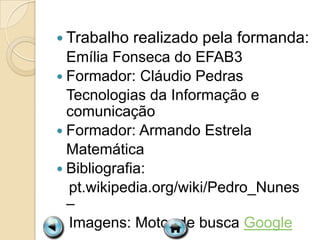 Biografia De Pedro Nunes | PPTX