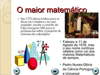 Biografia De Pedro Nunes | PPT