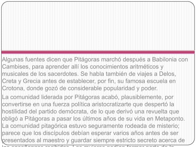 Biografia de pitagoras | PPTX