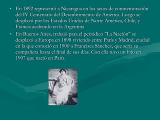 Biografia de Ruben Dario | PPS