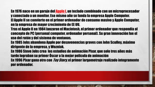 Biografia de steve jobs | PPTX