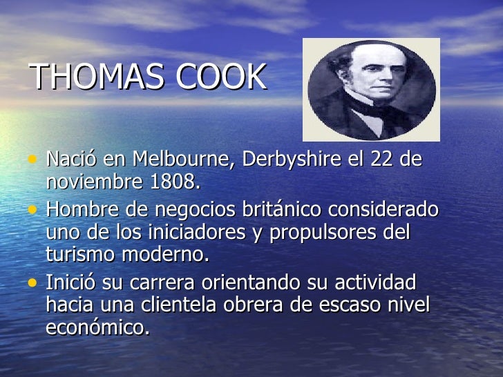 Biografía de Thomas cook