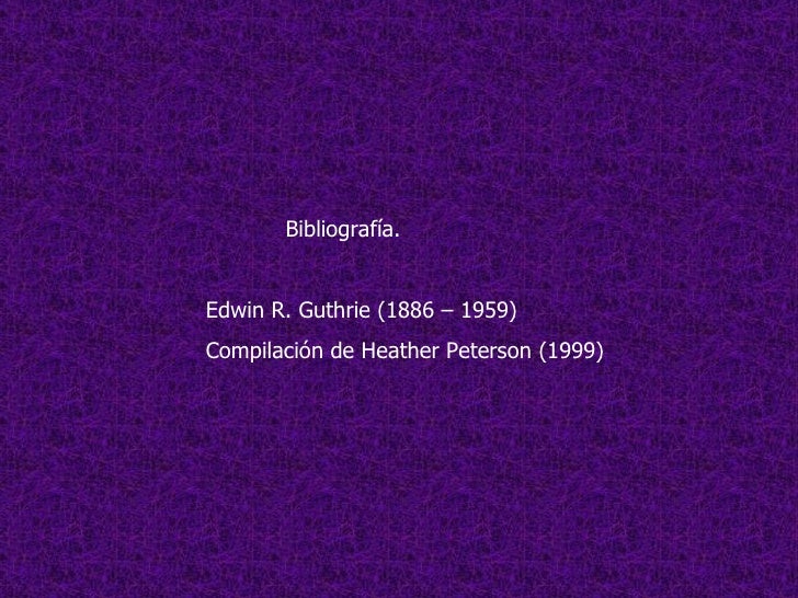 Biografia edwin ray_guthrie