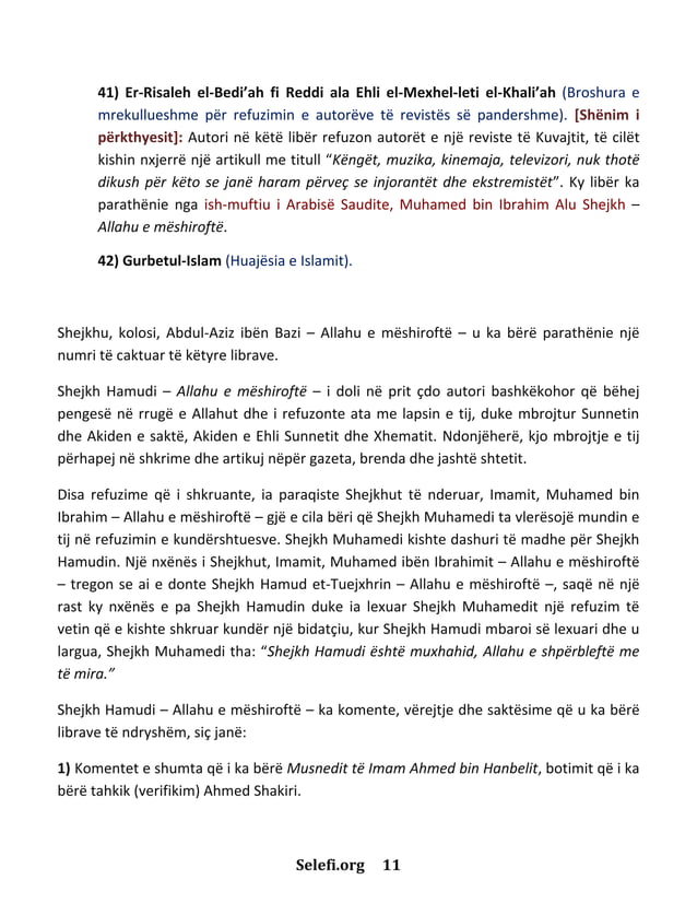 Biografia e Shejkh Hamud et-Tuejxhrit | PDF