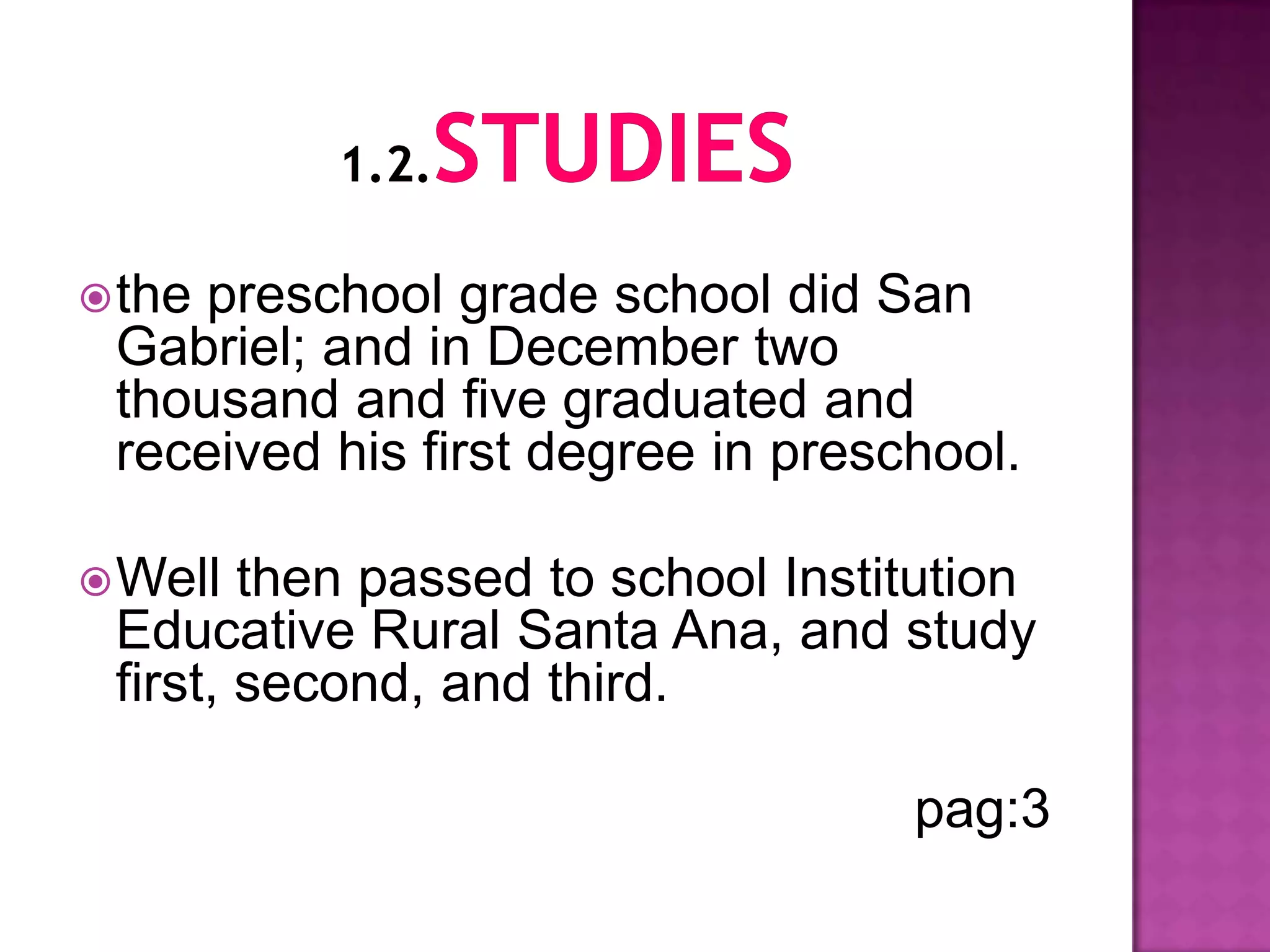 Biografia inglish | PPTX