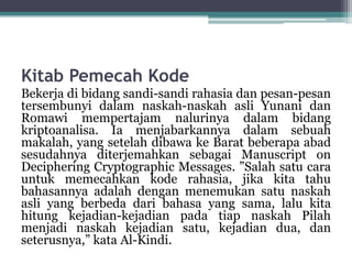 Biografi Al Kindi | PPTX