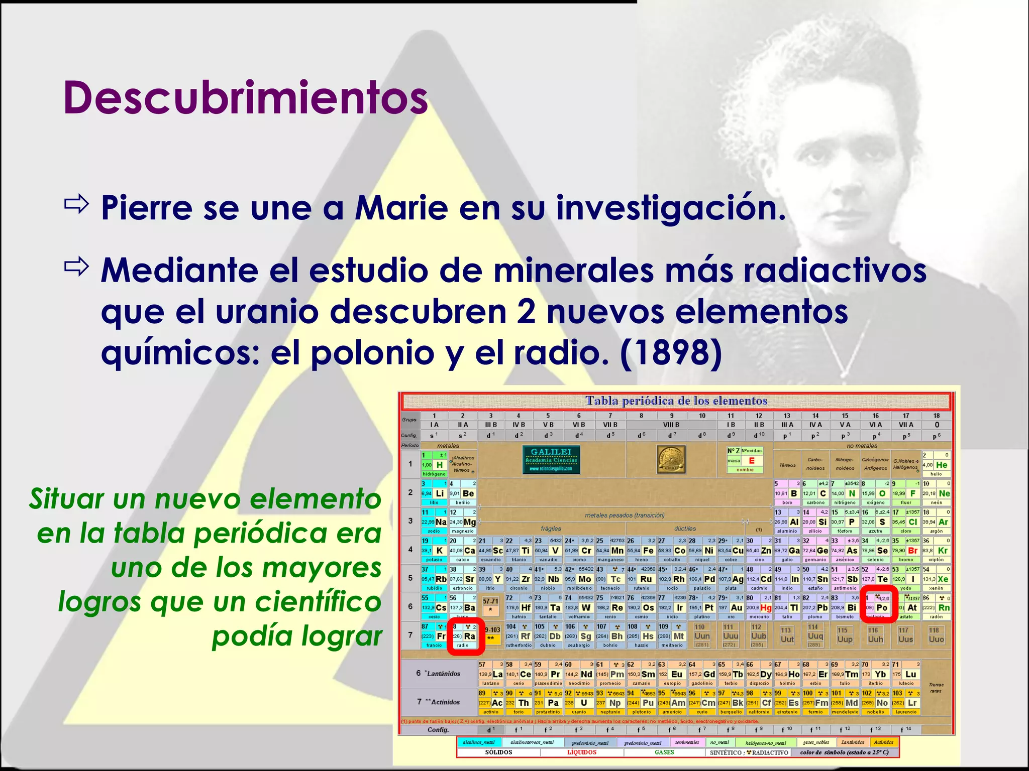 Biografia Marie Curie | PPT