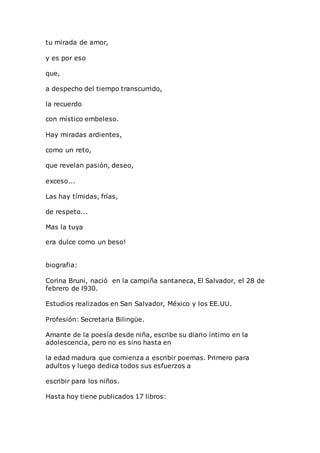 Biografias de Escritores Salvadorños | DOCX