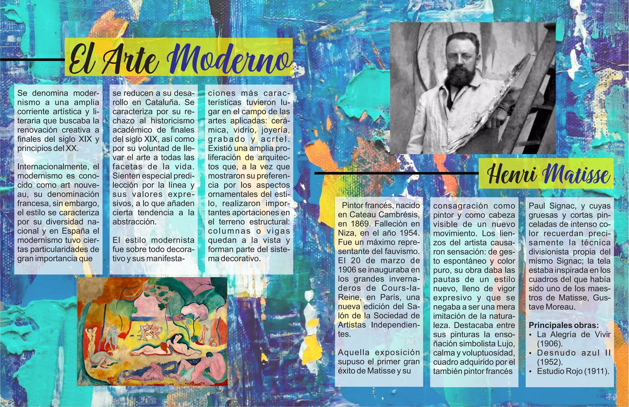 Biografias de grandes artistas del modernismo | PDF | Modern Art | Fine Art