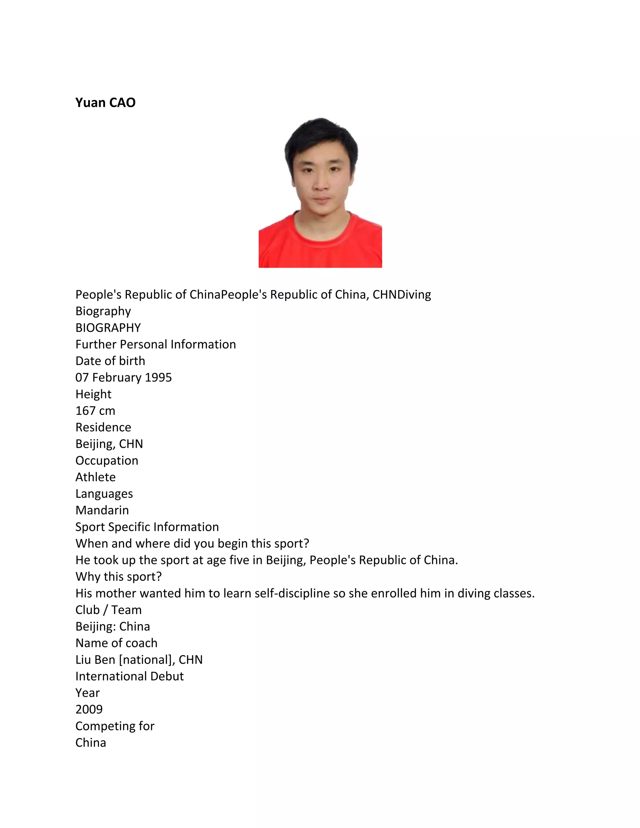 Biografi Atlet Bahasa Inggris Docx