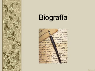 Biografia y autobiografia | PPTX