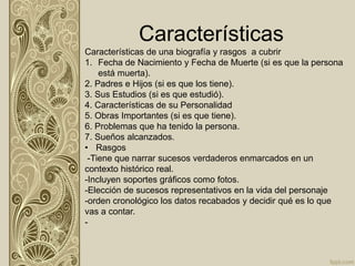 Biografia y autobiografia | PPTX