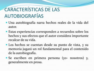 BIOGRAFIA Y AUTOBIOGRAFIA .ppt