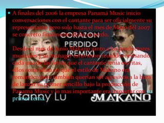 Biografia y discografia de makano | PPTX