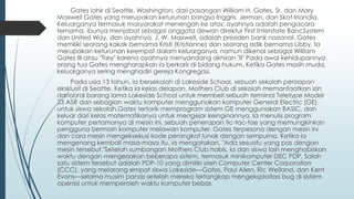 Biografi bill gates | PPTX