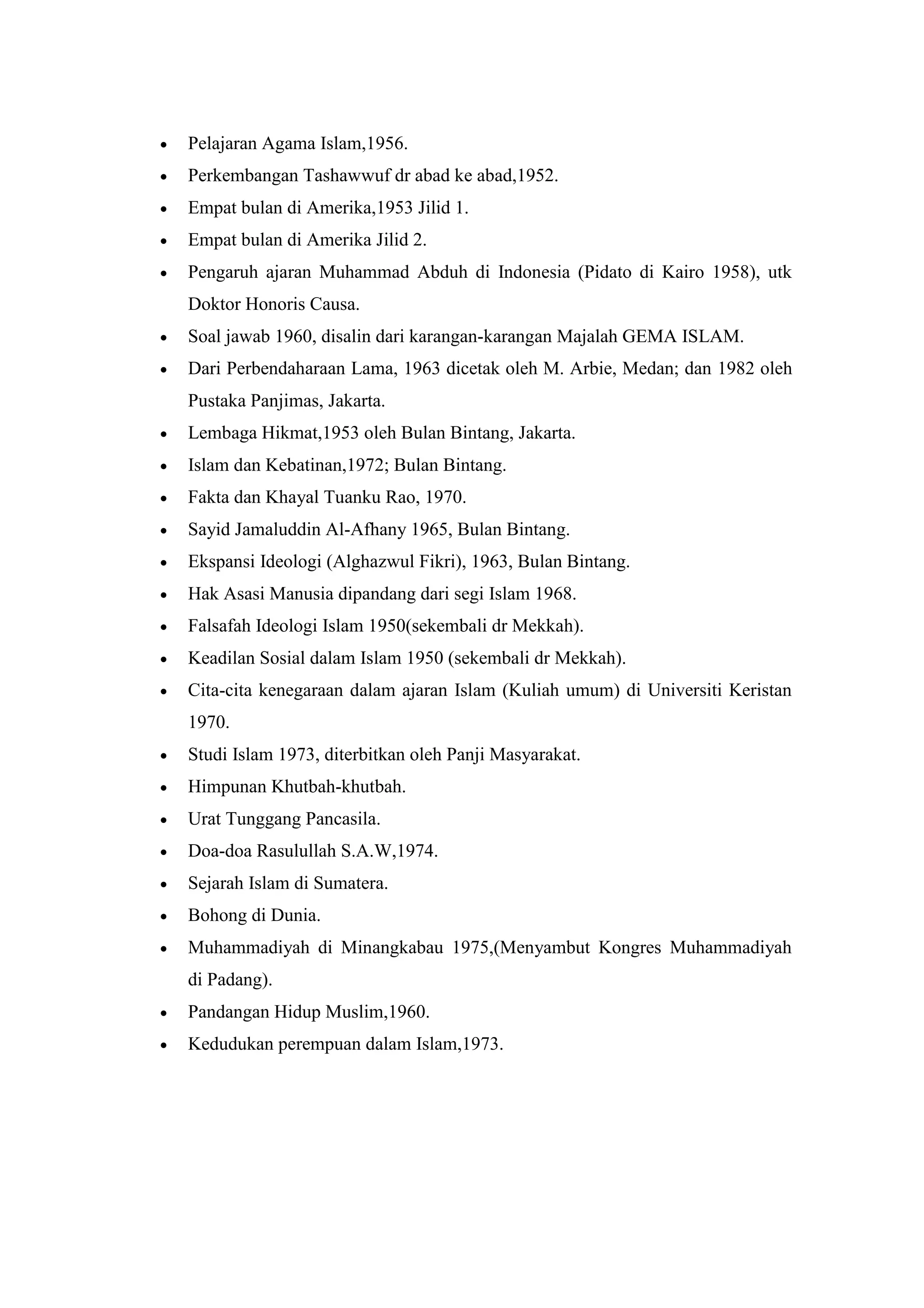 Biografi buya hamka sastrawan indonesia | DOCX
