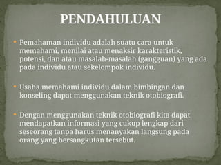 Biografi Dan Otobiografi Dalam Bahasa Indonesia Pptx