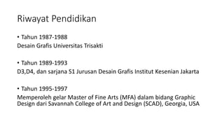 Biografi desainer indonesia | PPTX
