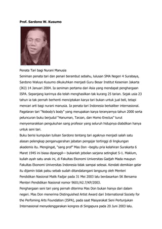 Biografi i gede made wiartawan | DOCX