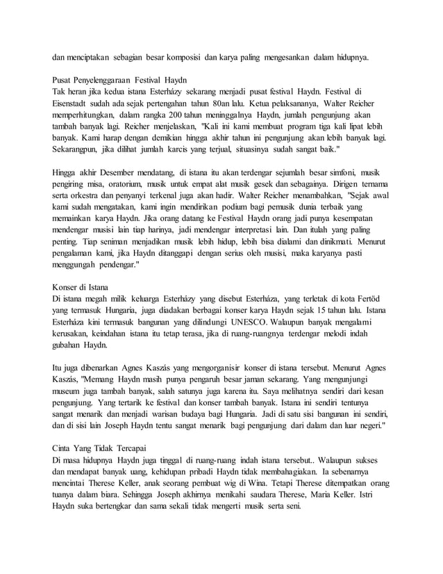 Biografi Tokoh Musik Dunia | PDF