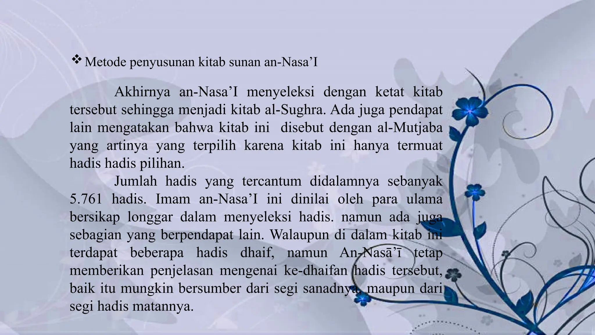 BIOGRAFI IMAM AN NASAI DAN SEJARAH PEMIKIRANNYA.pptx