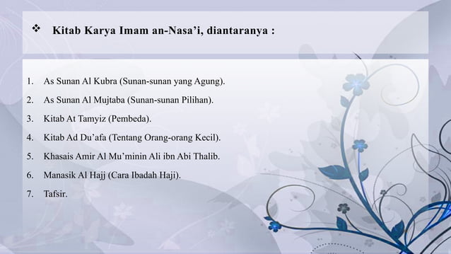 BIOGRAFI IMAM AN NASAI DAN SEJARAH PEMIKIRANNYA.pptx
