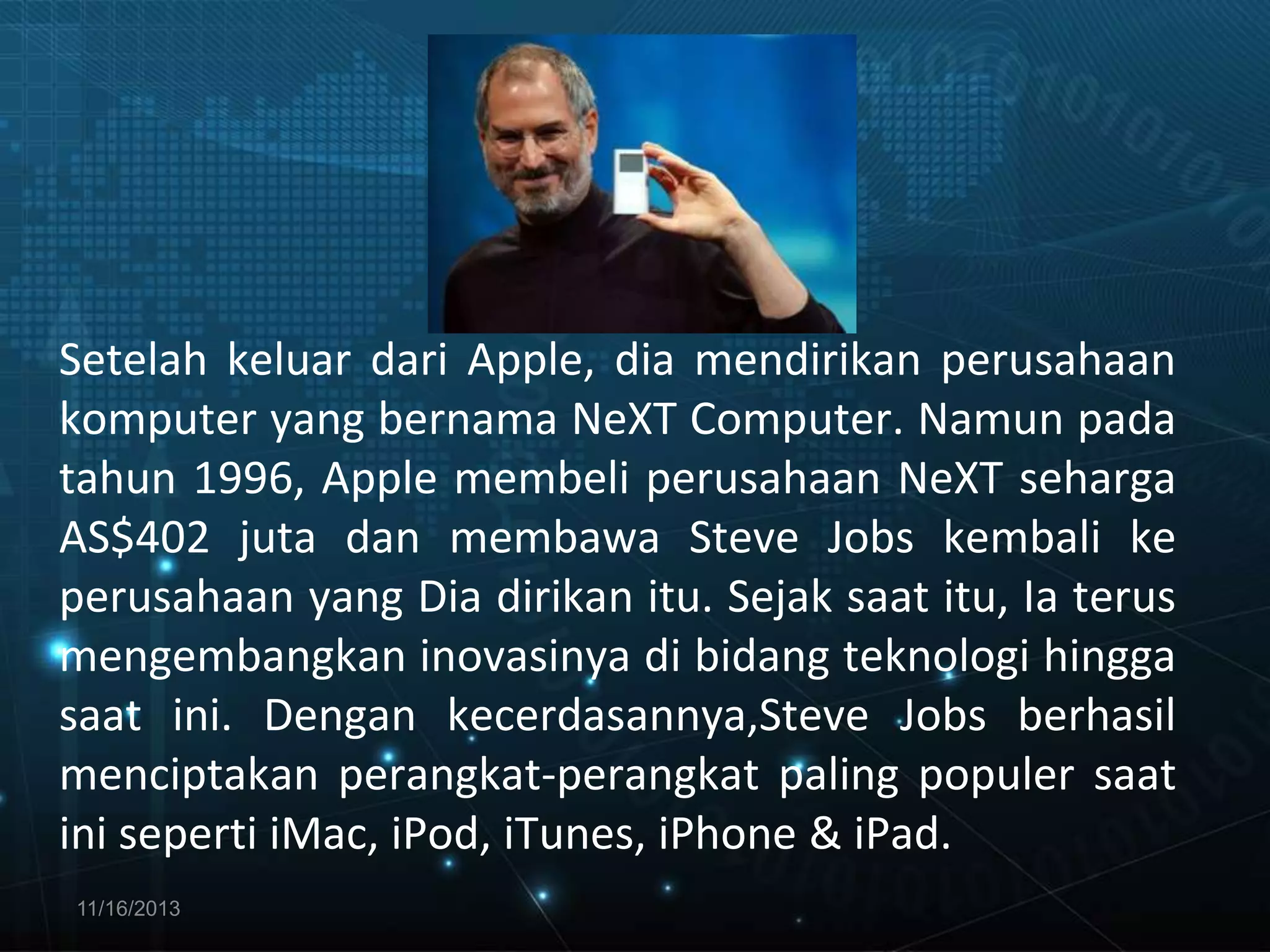 Biografi Steve Jobs | PPTX