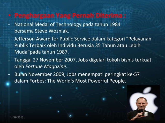 Biografi Steve Jobs | PPTX