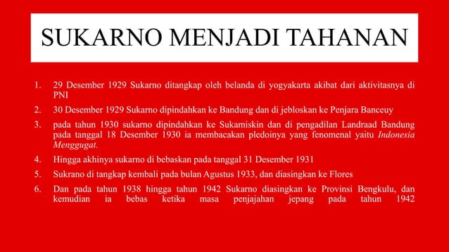 Biografi sukarno | PPTX